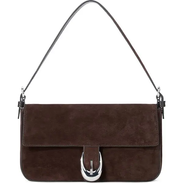 Staud Harlow Leather Shoulder Bag