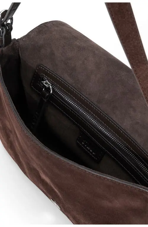 Staud Harlow Leather Shoulder Bag - Espresso
