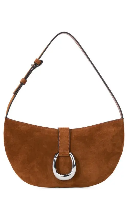 Staud Harlow Crescent Shoulder Bag - Tabac