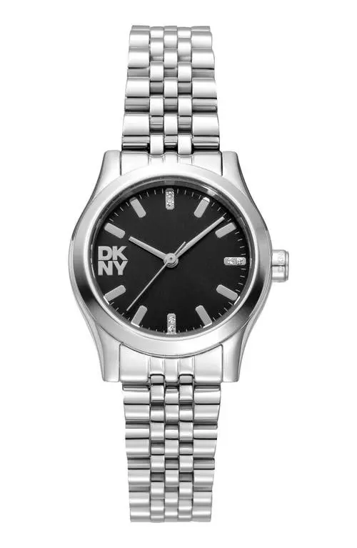 Dkny L 156 Bracelet Watch - Black/silver