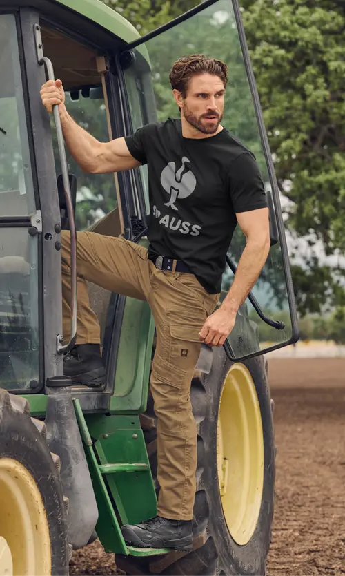 STRAUSS Cargo Work Pants E.s.vintage - Sepia