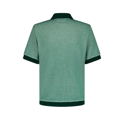 Rivieras Short Sleeves Bicolor Honeycomb Shirt