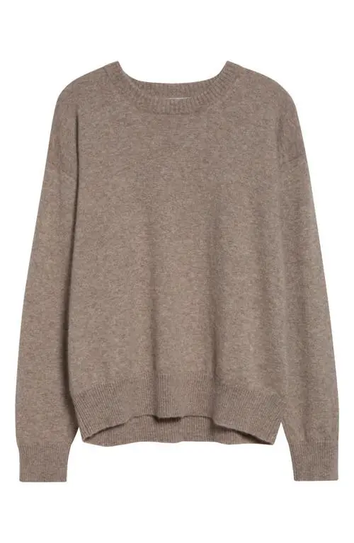 Johnstons Of Elgin Brushed Cashmere & Silk Crewneck Sweater