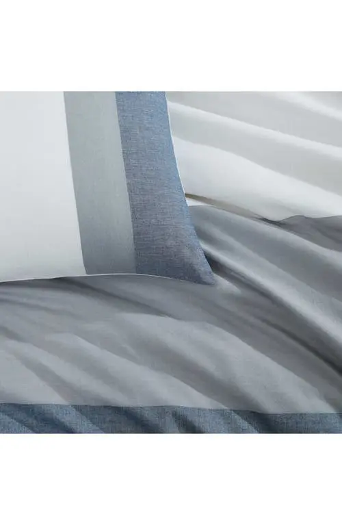 Calvin Klein Chambray Handkerchief Duvet Cover & Shams Set