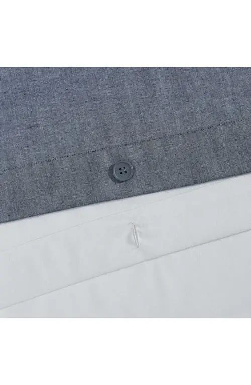Calvin Klein Chambray Handkerchief Duvet Cover & Shams Set