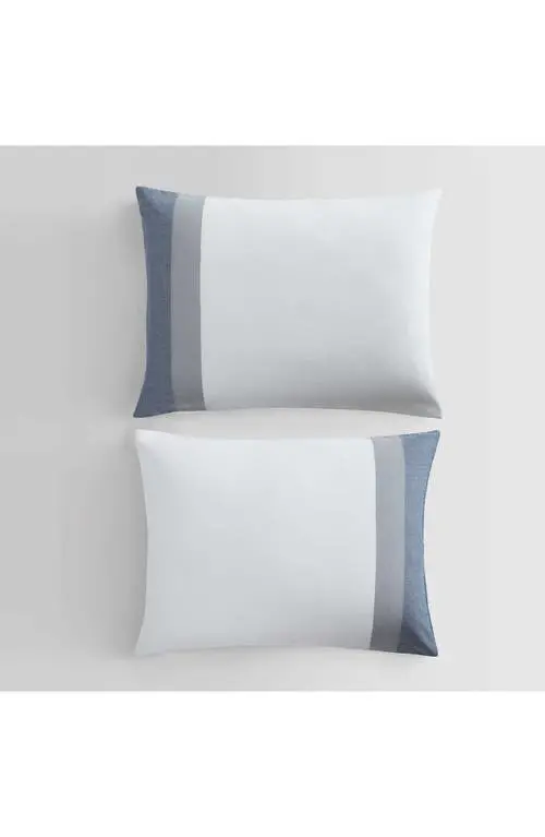 Calvin Klein Chambray Handkerchief Duvet Cover & Shams Set