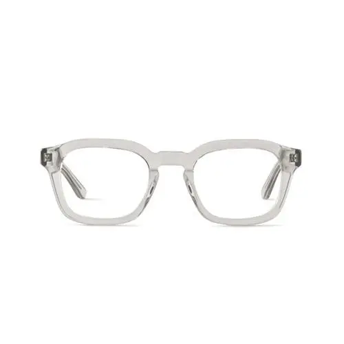 FRENCH KIWIS EYEWEAR Oscar Square Frame Eyeglasses - Grey/clear