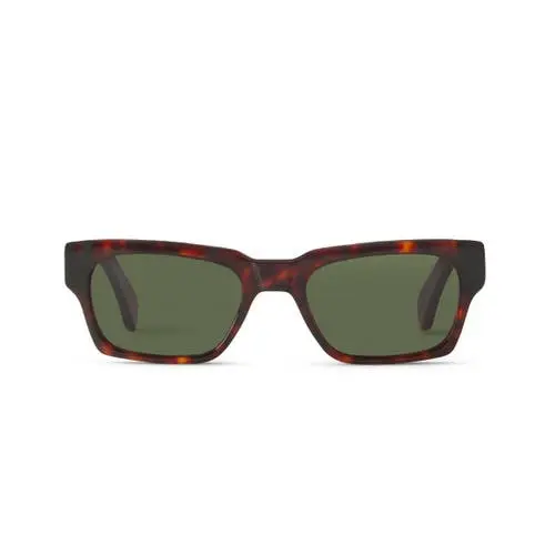 FRENCH KIWIS EYEWEAR Leon Rectangular Full Rim Sunglasses - Dark Tortoise