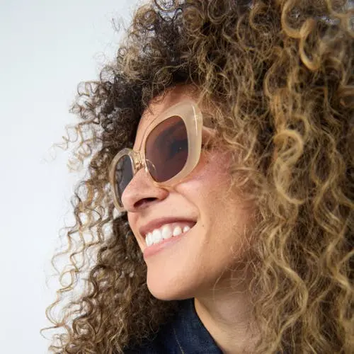 FRENCH KIWIS EYEWEAR Celeste Sunglasses - Clear/brown