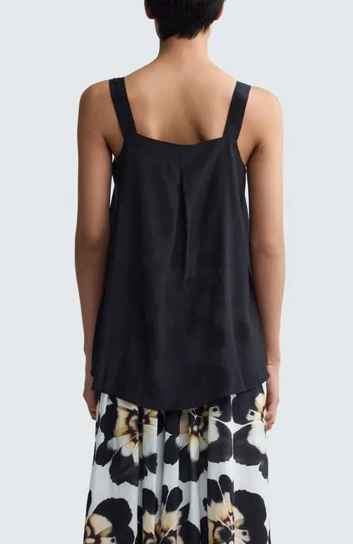 LUUKAA Lorena Minimalist Square-neck Top