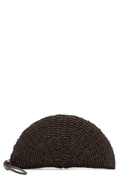 Mango Natural Fiber Wristlet
