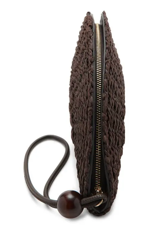 Mango Natural Fiber Wristlet