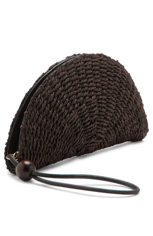 Mango Natural Fiber Wristlet
