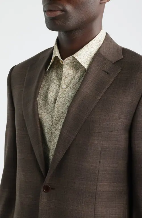 Canali Siena Regular Fit Slub Wool Suit