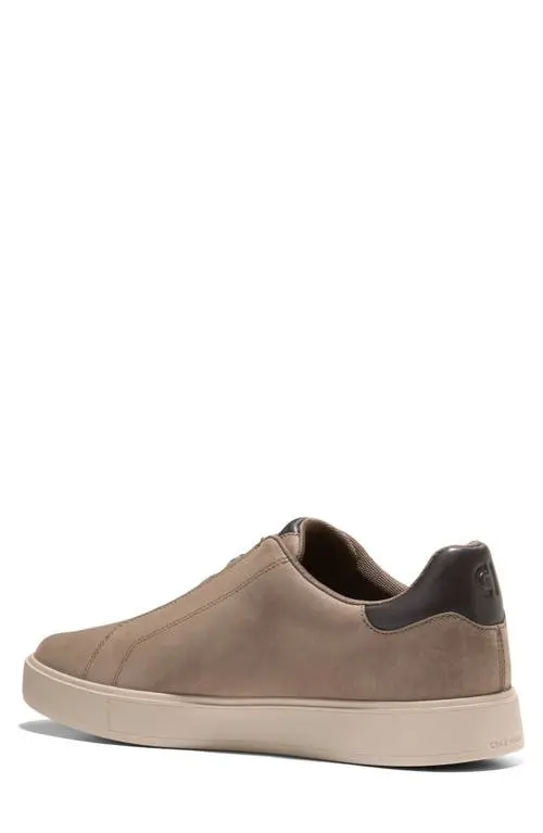 Cole Haan Grandpro Luxe Leather Slip-on Sneaker - Morel/chocolate