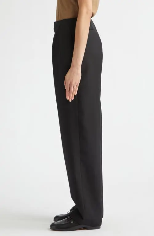 JIL SANDER Relaxed Pleated Virgin Wool Trousers
