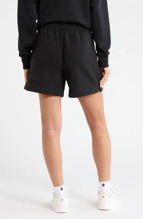 Zella Soft Luxe High Waist Knit Shorts - Black
