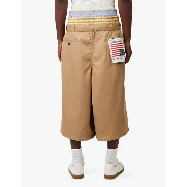 AWGE Stacked Bermuda Cotton-blend Shorts