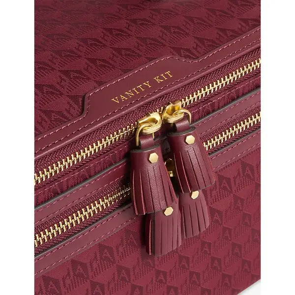 ANYA HINDMARCH Woven Logo Vanity Kit - Medium Red