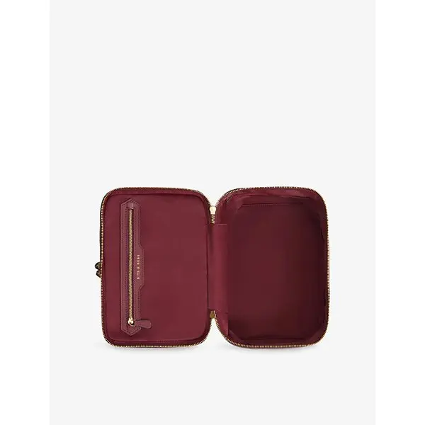 ANYA HINDMARCH Woven Logo Vanity Kit - Medium Red