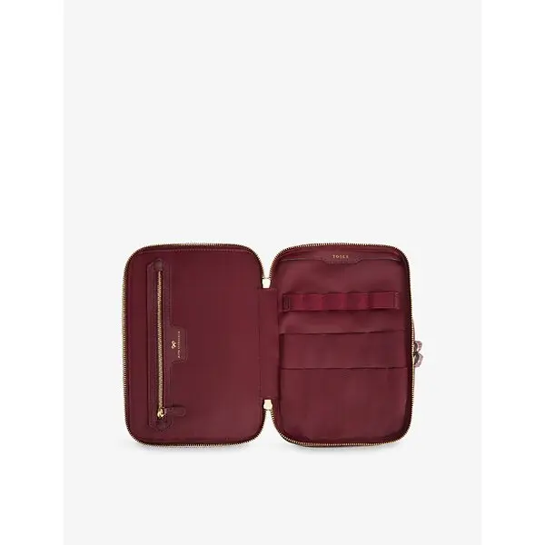 ANYA HINDMARCH Woven Logo Vanity Kit - Medium Red