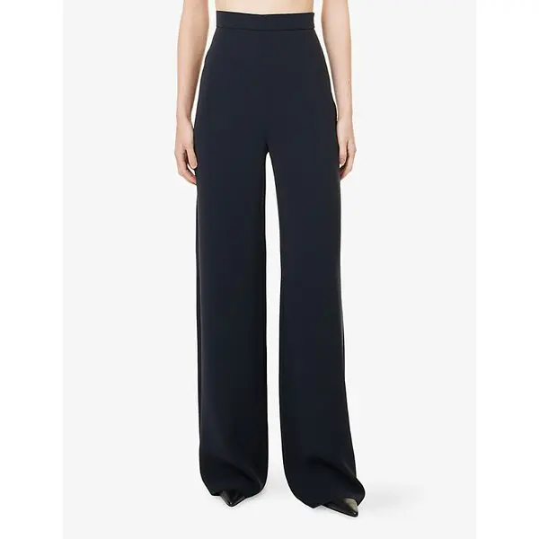 Max Mara Cady Wide-leg Woven Trousers