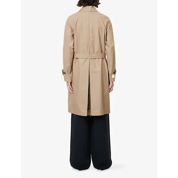 Max Mara Relaxed-fit Cotton-twill Trench Coat