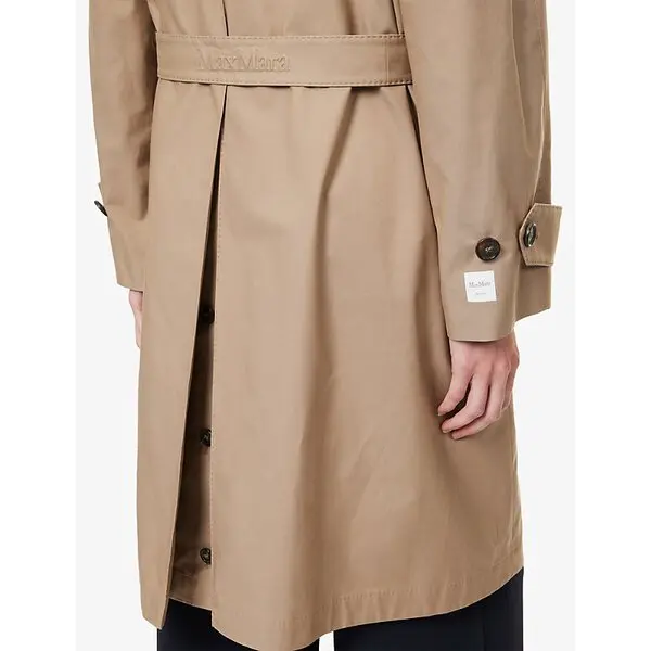 Max Mara Relaxed-fit Cotton-twill Trench Coat