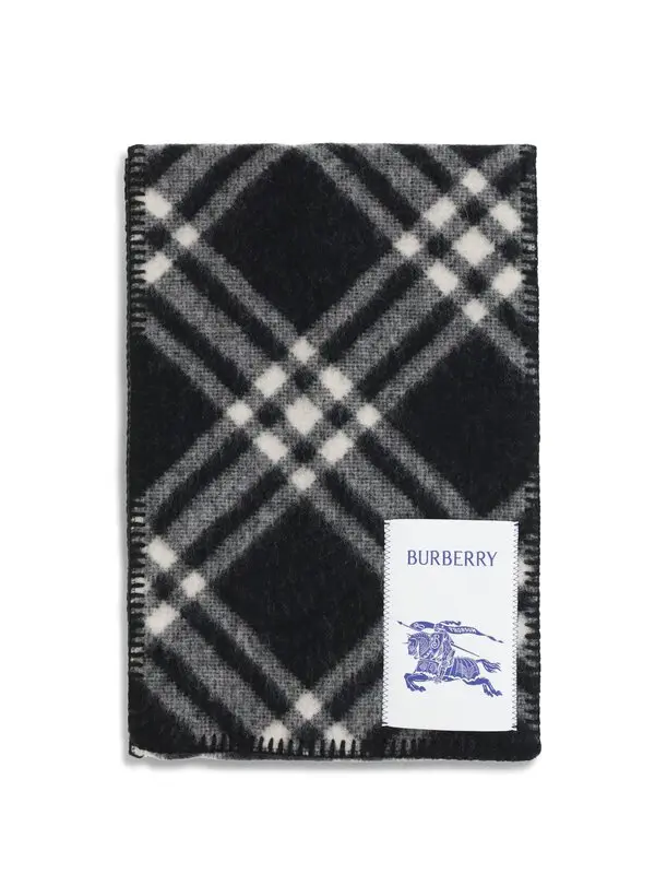 Burberry Wool Check Scarf