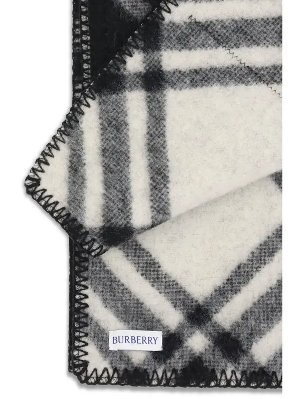 Burberry Wool Check Scarf