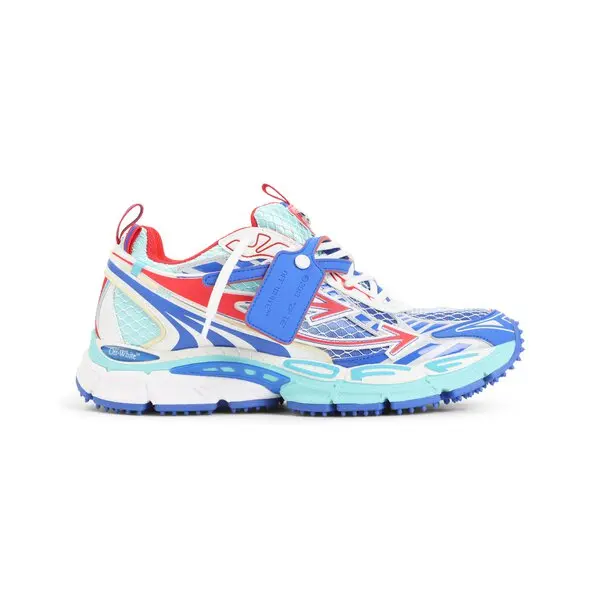 Off-White M-be Right Back" Net Sneakers - Red