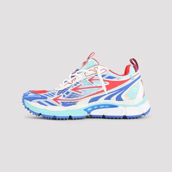 Off-White M-be Right Back" Net Sneakers - Red