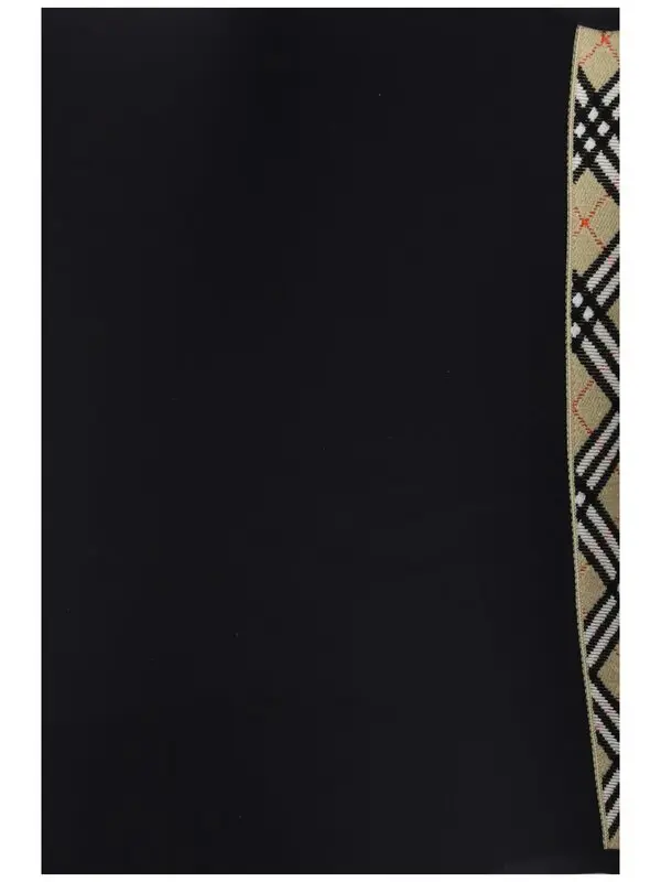 Burberry One-piece Swimsuit With Check Trim