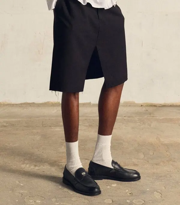 CHRISTIAN LOUBOUTIN Plato Leather Loafers - Black
