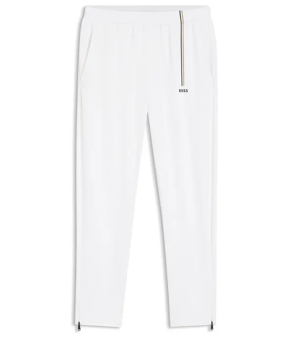 BOSS Active Track Pants In Thermoregulating Stretch Gabardine