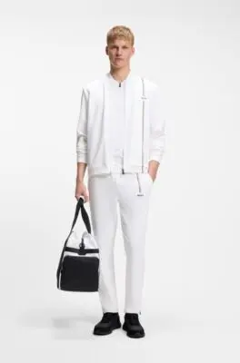 BOSS Active Track Pants In Thermoregulating Stretch Gabardine