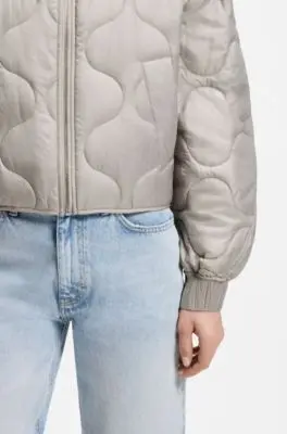 Hugo Quilted Water-repellent Bomber Jacket