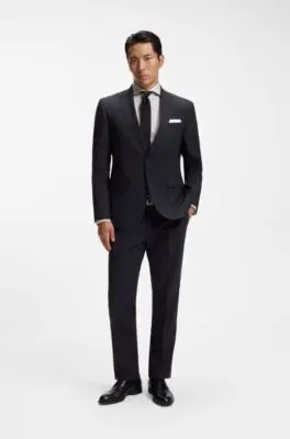 BOSS Slim-fit Shirt In Wrinkle-free Cotton Twill