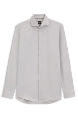 BOSS Slim-fit Shirt In Wrinkle-free Cotton Twill