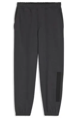Hugo Relaxed-fit Sweatpants In Cotton With Logo Trim