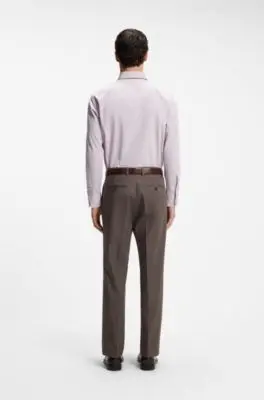 BOSS Regular-fit Shirt In Italian-made Cotton