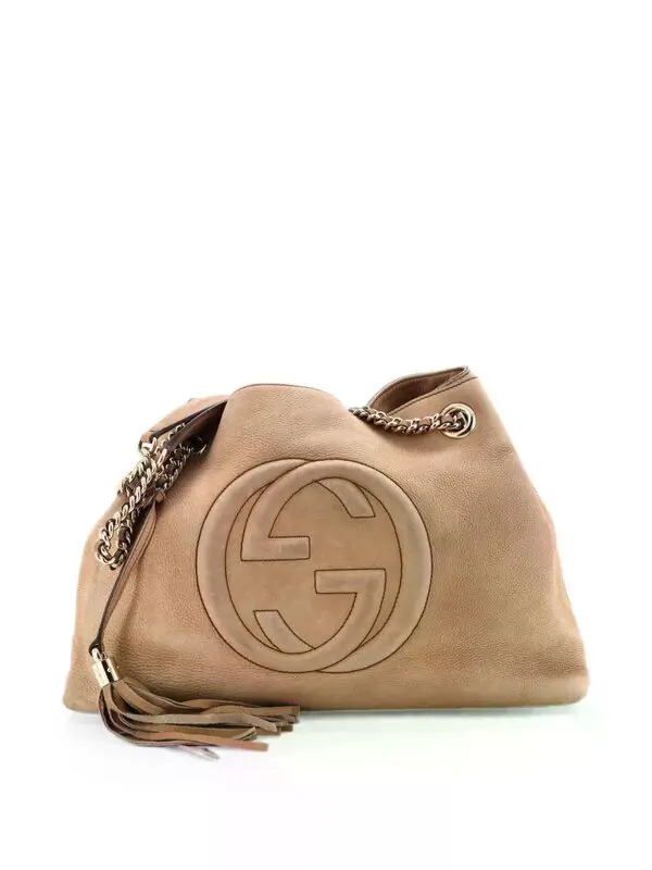 Gucci Soho Chain Strap Medium Shoulder Bag - Neutrals