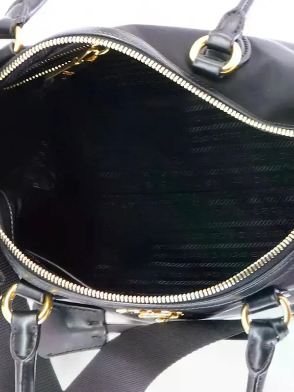 Prada Convertible Zip Tãƒâªssuto Small Tote Bag