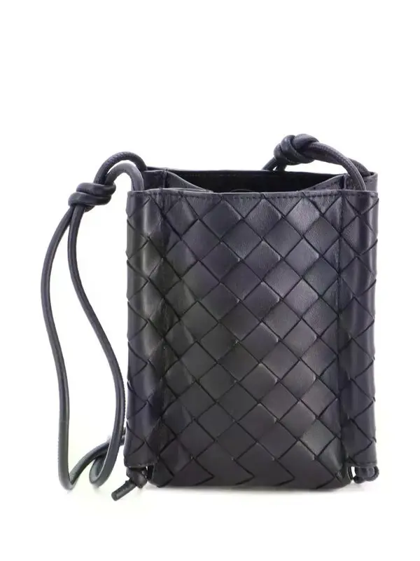 Bottega Veneta The Knot Mini Crossbody Bag - Black