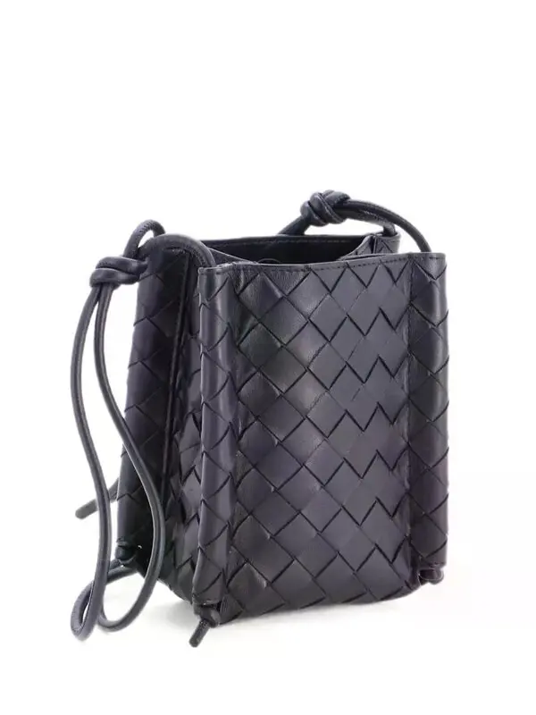 Bottega Veneta The Knot Mini Crossbody Bag - Black