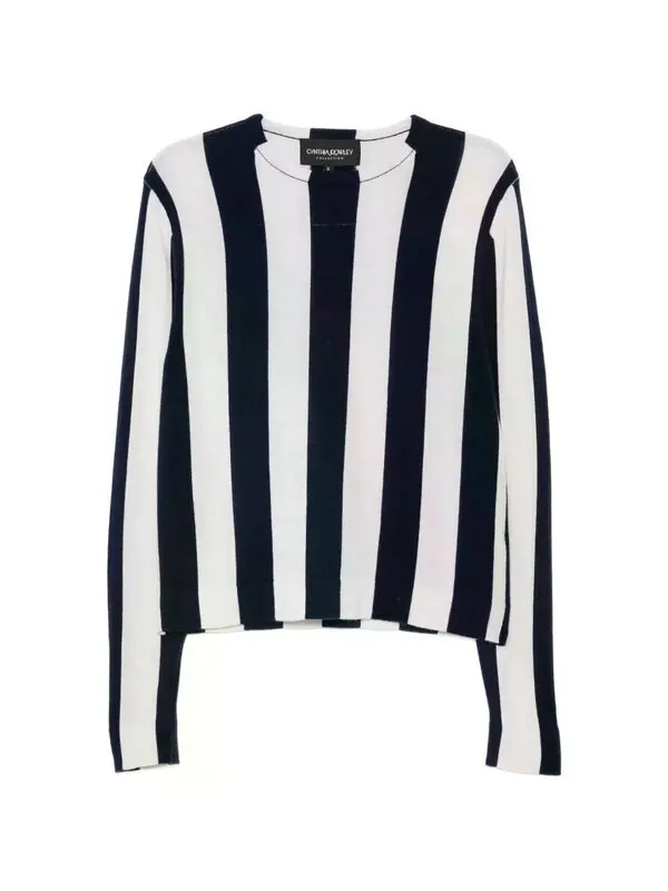 Cynthia Rowley Sideline Striped Sweater - Blue
