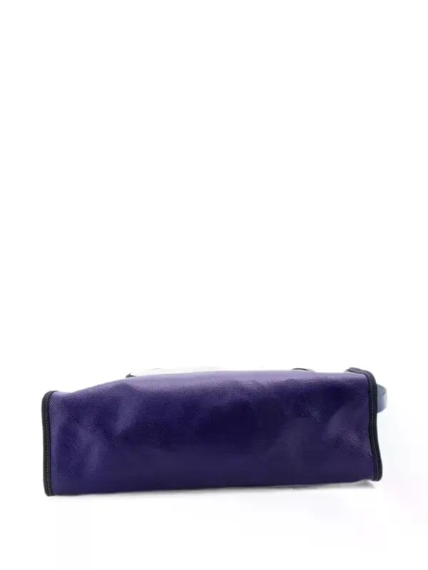 Hermès Herbag Zip Berline 31 Shoulder Bag In Vache Canvas And Leather - Blue
