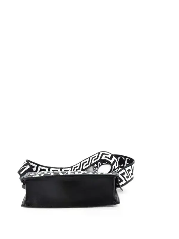 Versace All Over Logo Canvas Compact Belt Bag