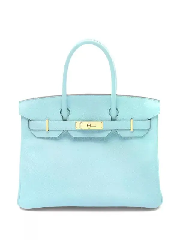 Hermès 30 Birkin Tote Bag - Blue