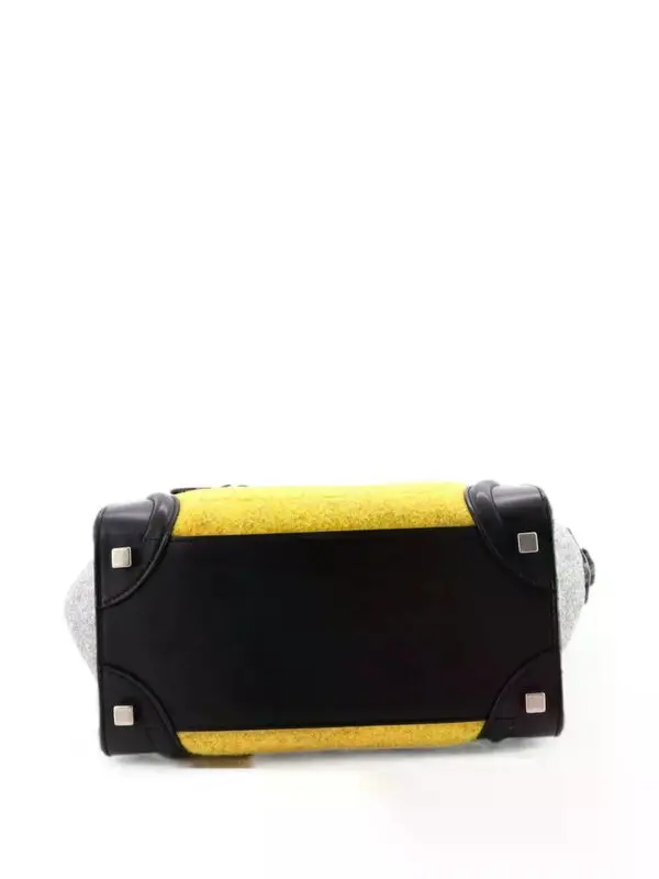 Celine Tricolor Luggage Micro Tote Bag